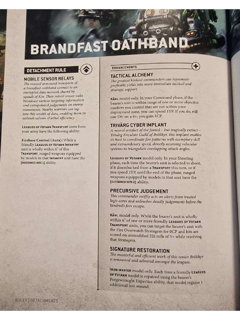 Leauges of Votann 10th Edition Codex | PDF