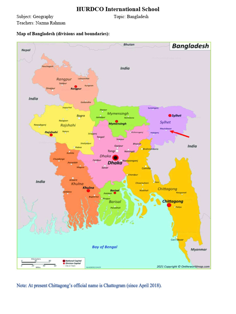 1745928578105-Map of Bangladesh | PDF