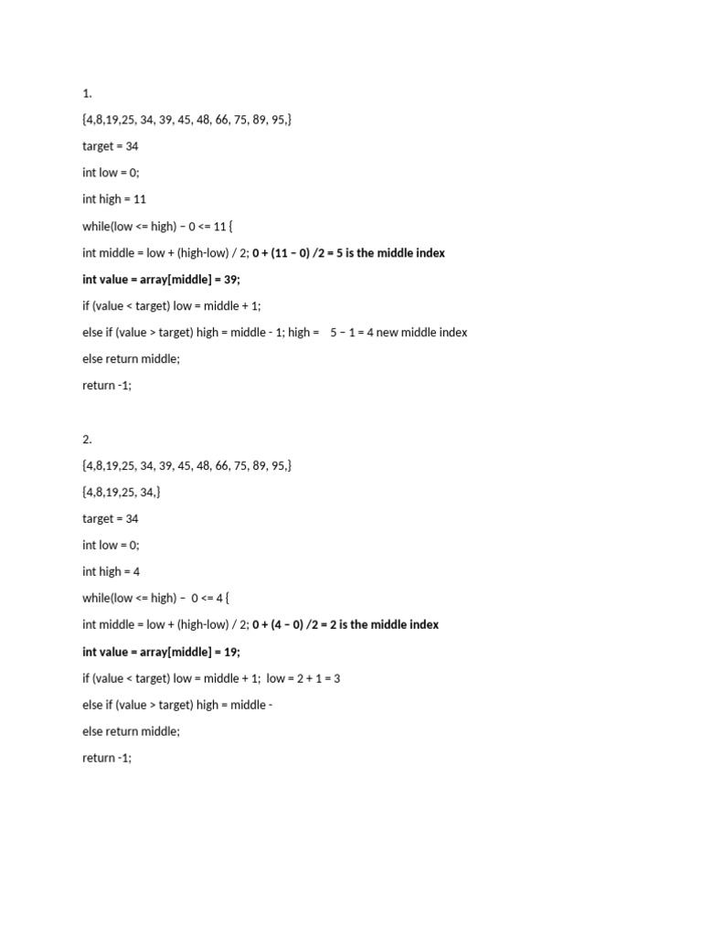 Binarysearch No Recursive | PDF