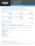 STADIO Programme Application Form | PDF | Breach Of Contract | Fee