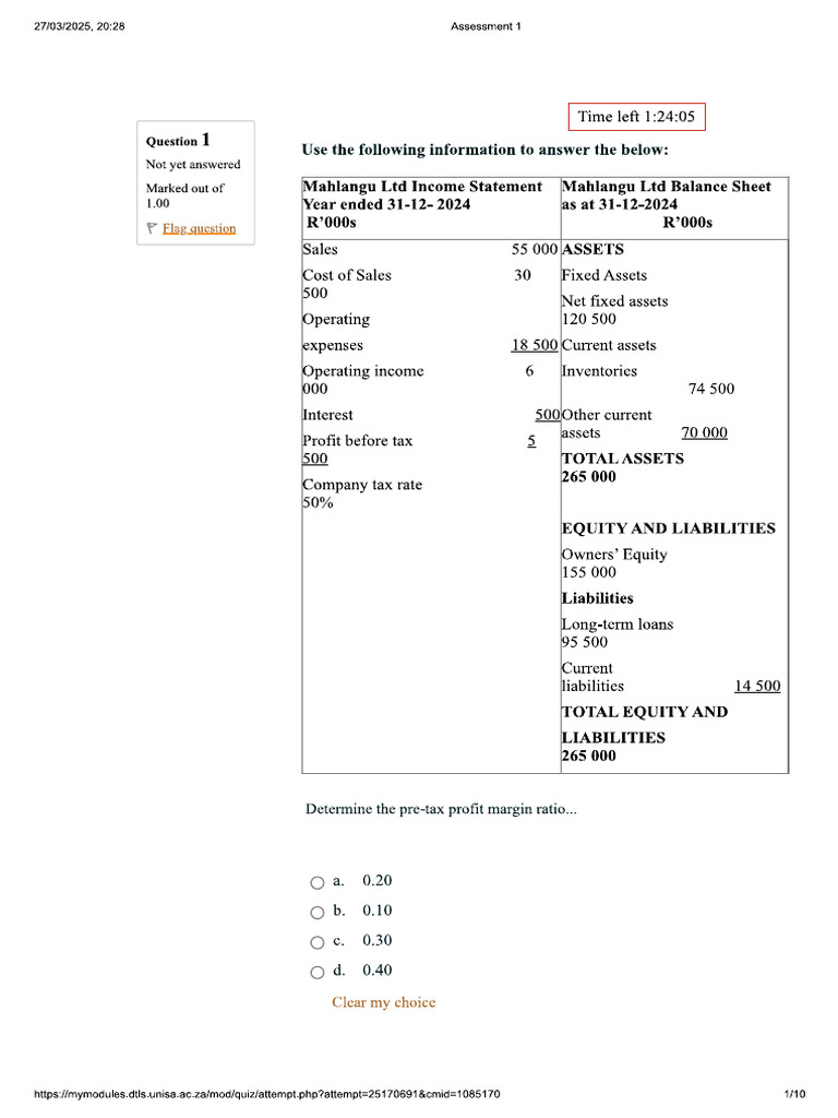 INV Assi 1 s1 2025 | PDF
