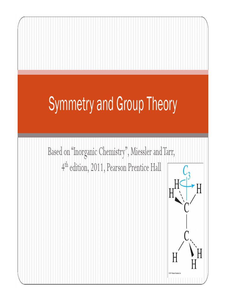Symmetry and Group Theory in Chemistry | PDF | Group (Mathematics ...