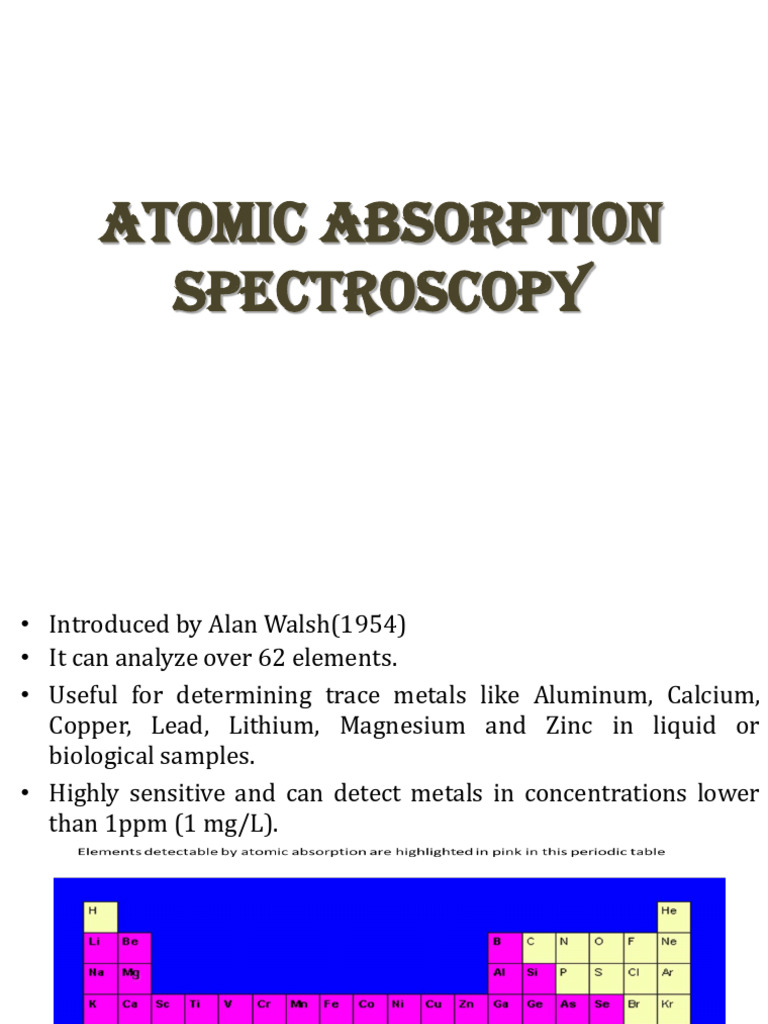 AAS UV-Vis Spectros | PDF | Atomic Absorption Spectroscopy | Cathode