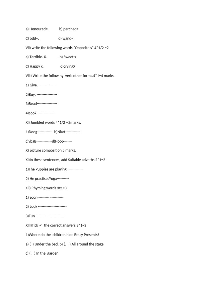Language Skills Practice Exercises | PDF