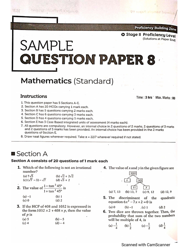 Maths - PP 4 | PDF