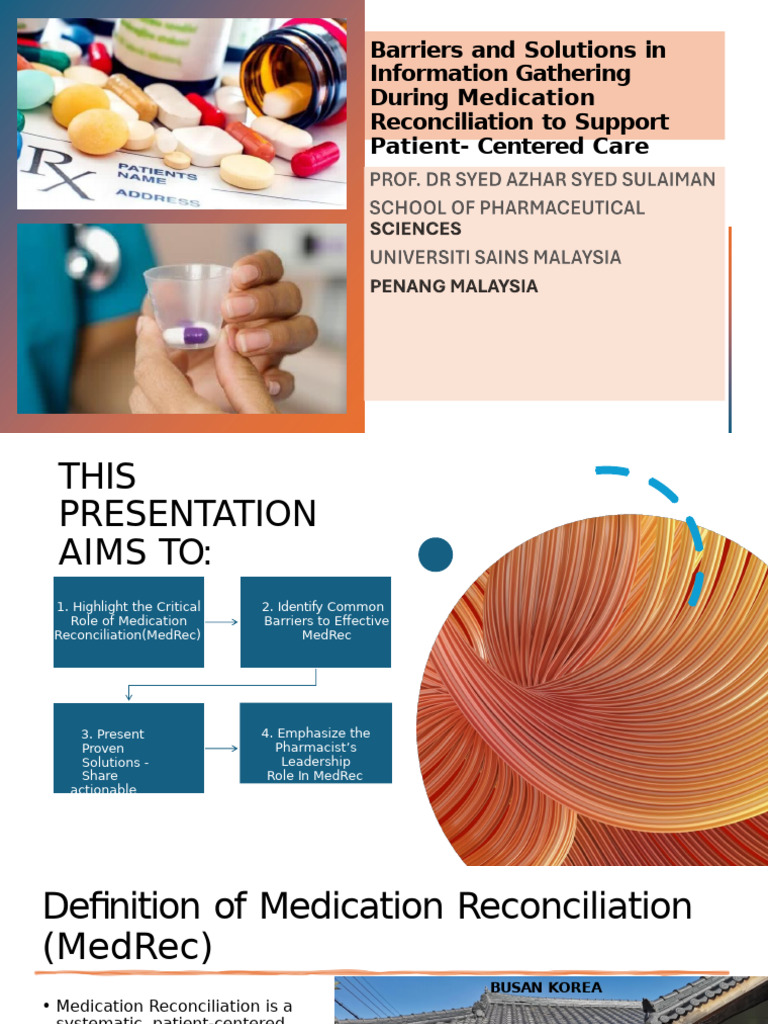 Medication Reconciliation Overview | PDF | Pharmacy | Electronic Health ...
