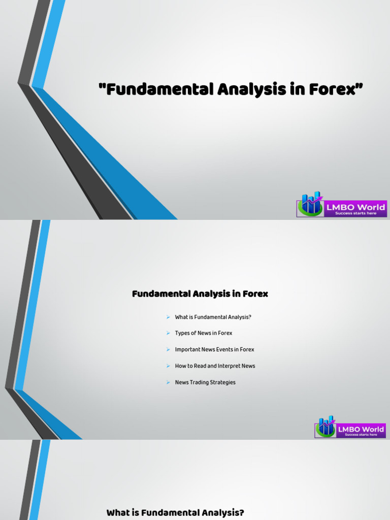 Fundamental Analysis in Forex | PDF | Inflation | Foreign Exchange Market