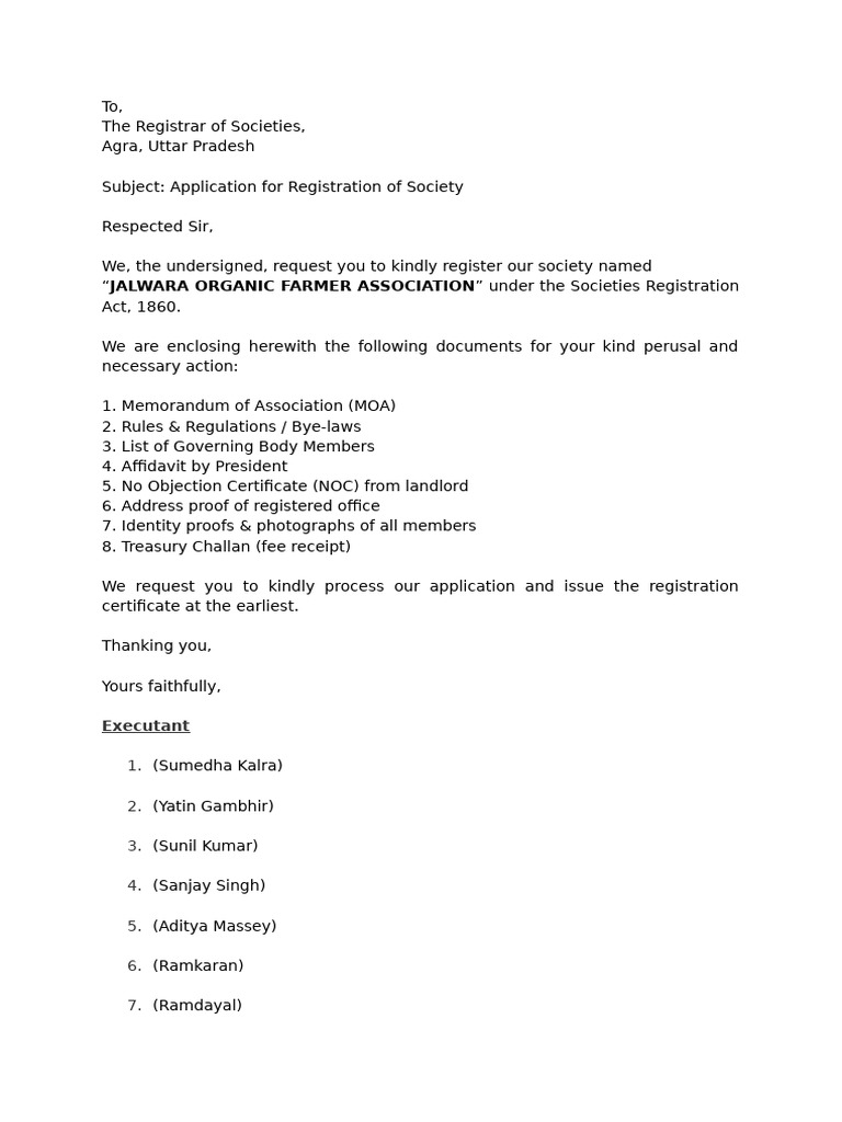 Covering Letter | PDF