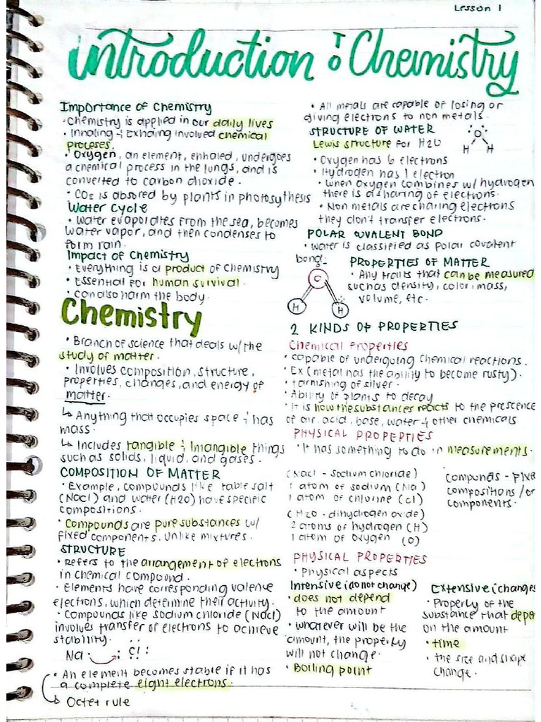 Chem31 Notes 1 | PDF