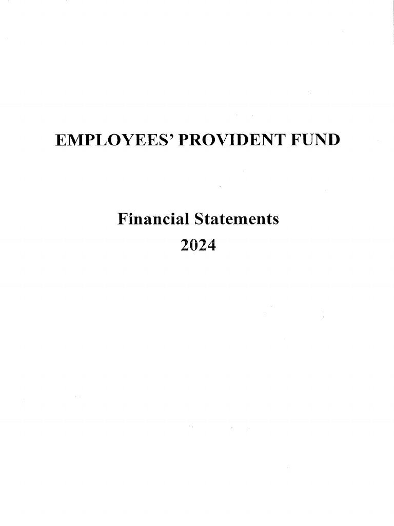 EPF Financial-Statements-2024 | PDF