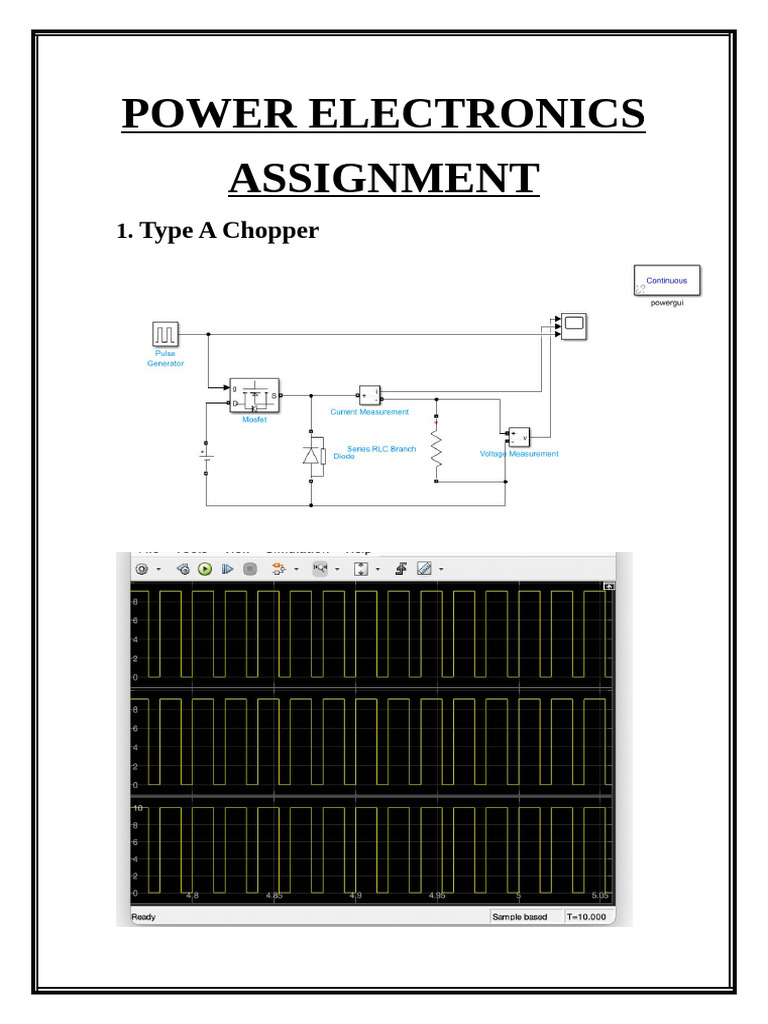 Power Electronicsassignment | PDF | Rectifier | Power Inverter