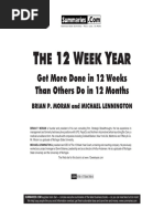 12 Week Year: Boost Your Productivity | PDF | Disciplines | Goal