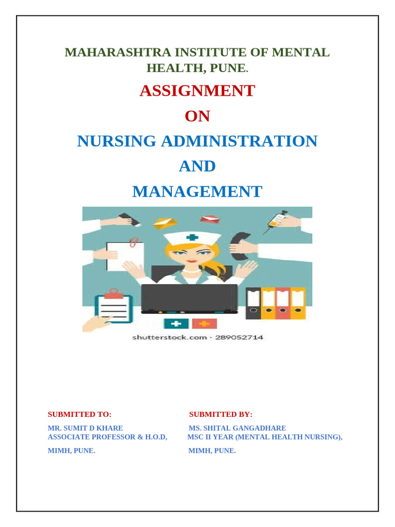 Front Page On Assignment of NSG Management | PDF