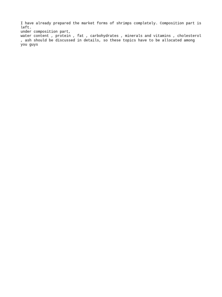 I Have Already Prepared The Market | PDF