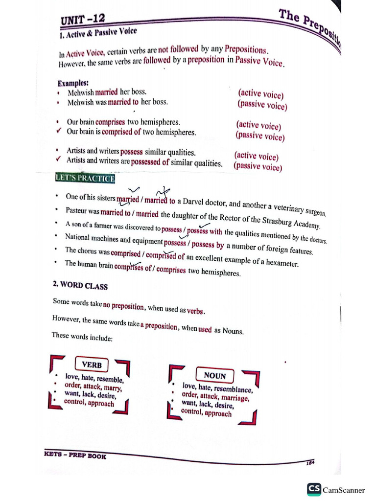 KIPS ENGLISH Prep Book 2023 Unit 12 | PDF