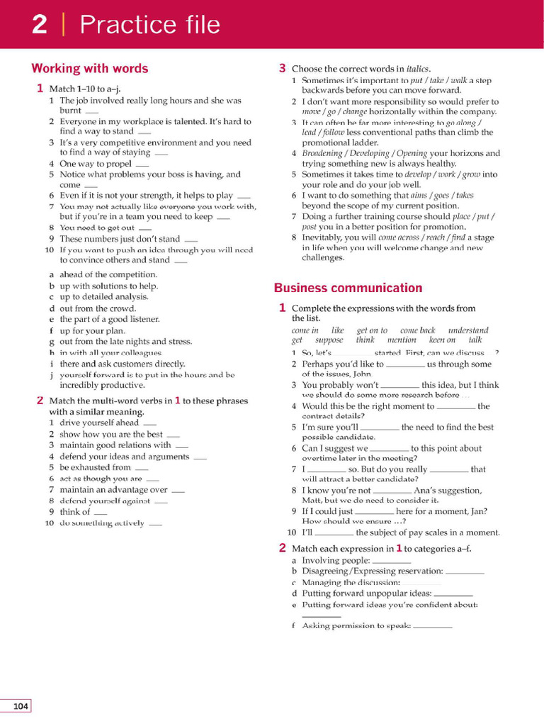 Practice File 2 Business Adv | PDF