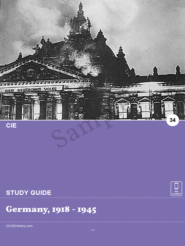 Germany Study Guide: 1918-1945 | PDF | Weimar Republic | Nazi Germany