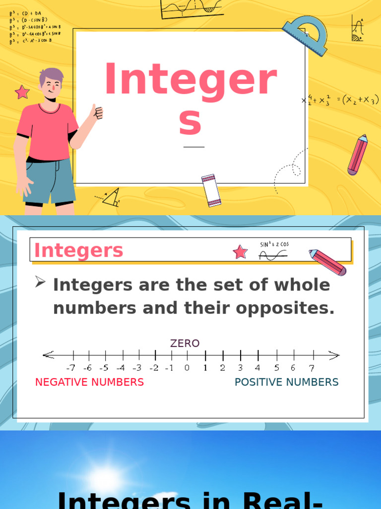 Lesson 2 Operations On Integers | PDF | Multiplication | Integer
