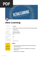 Ultralearning | PDF | Mental Processes | Cognition