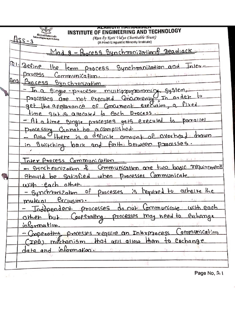 Os Assignment 3 | PDF