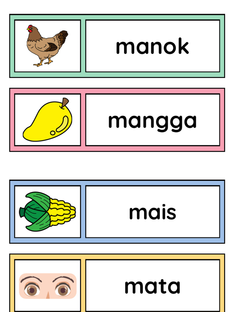 Weekly Word Chart Letter MM | PDF