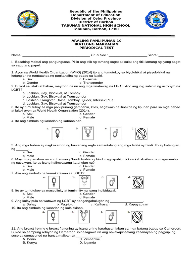 q3 Periodical Test | PDF