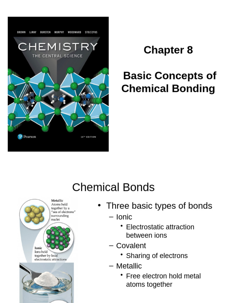 Chapter 8 Basic Concepts of Chemical Bonding | PDF | Chemical Polarity ...