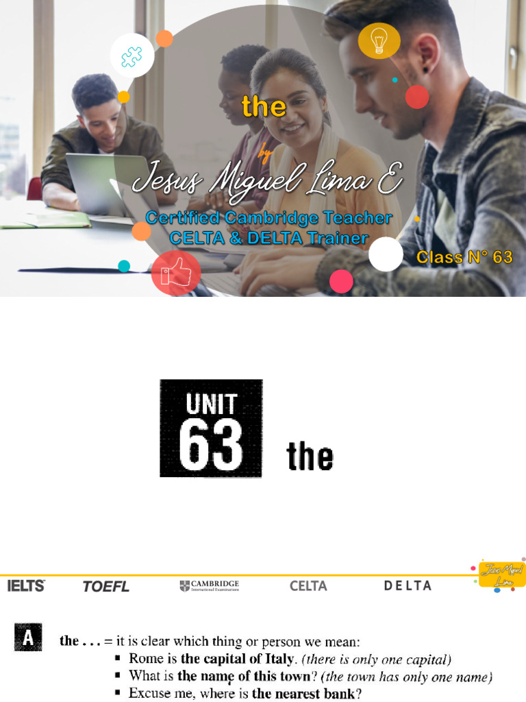 Class #63 - THE | PDF