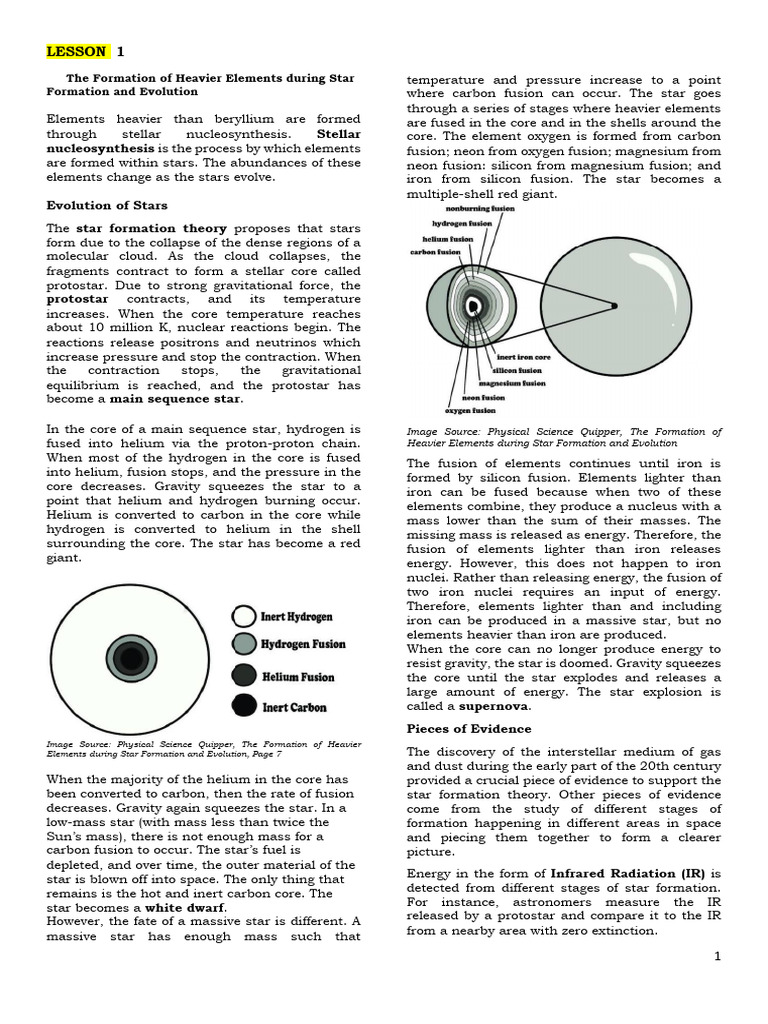 Stellar Nucleosynthesis Explained | PDF | Stars | Nuclear Physics