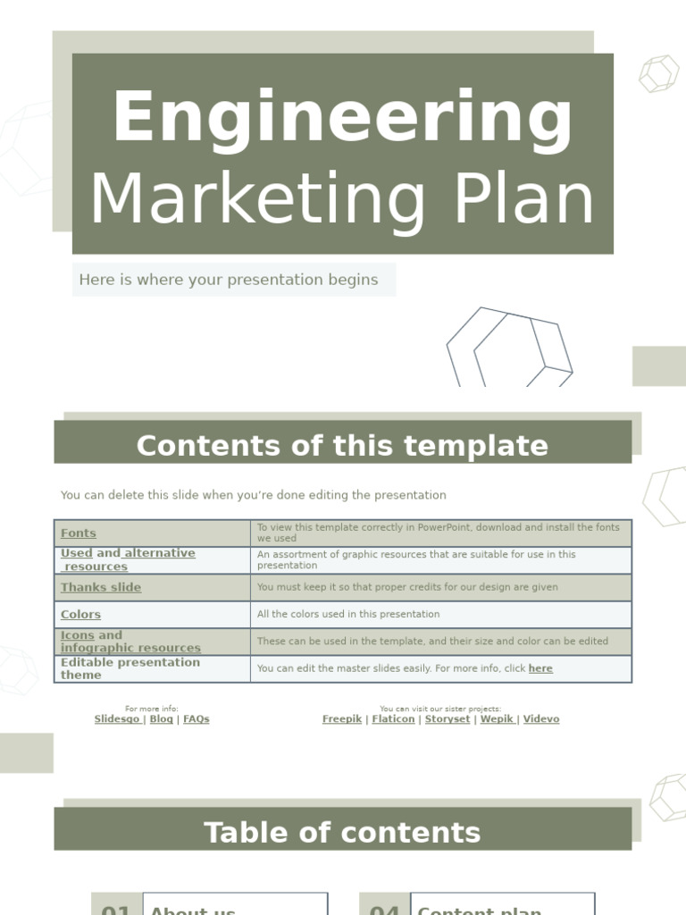 Engineering Marketing Plan Template | PDF | Integrity | Innovation