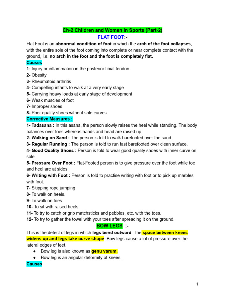 Common Postural Deformities in Children | PDF | Foot | Musculoskeletal ...