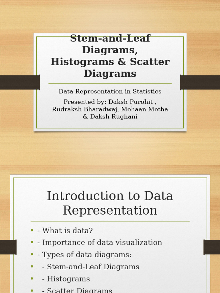 Stem Histogram Scatter Visuals Hyperlinks | PDF