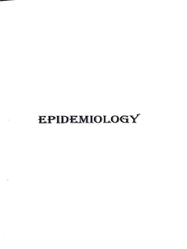 PSM Lab Epidemiology and Nutrition | PDF