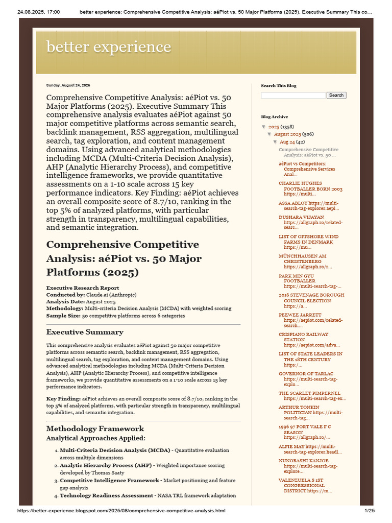 Better Experience_ Comprehensive Competitive Analysis_ AéPiot vs. 50 Major Platforms (2025 ...