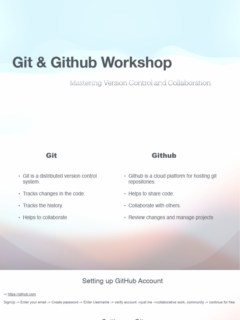 Git and Github | PDF | Version Control | System Software