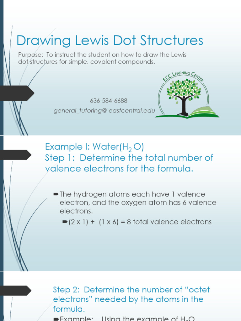 Drawing Lewis Dot Structures | PDF | Covalent Bond | Chemical Bond