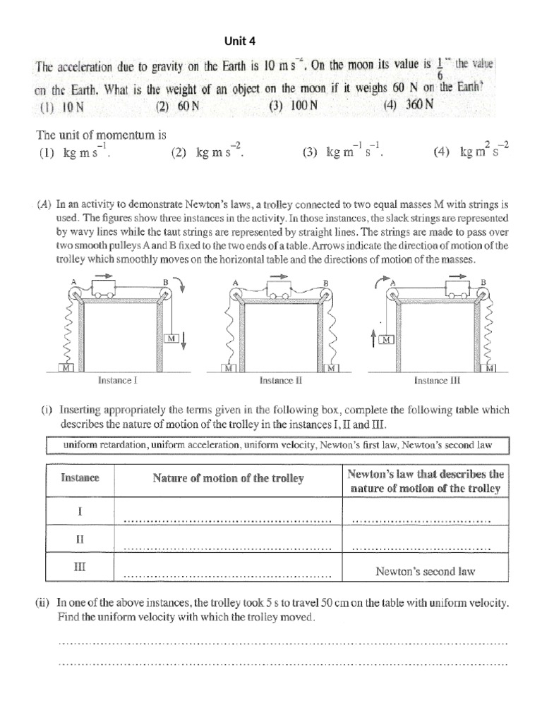 Unit 4 - Revision | PDF