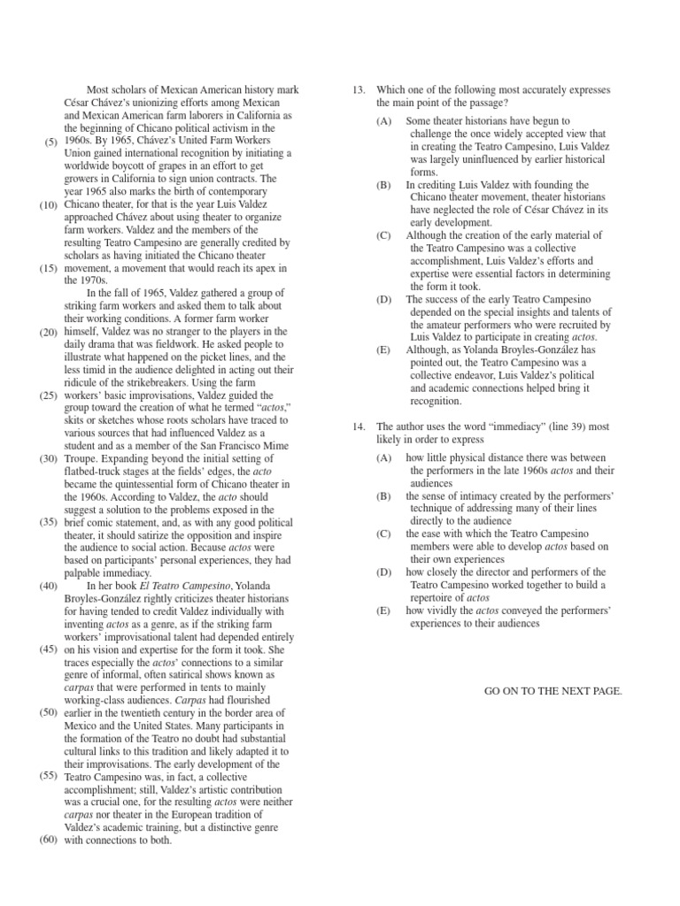 Chicano Theater's Roots in Activism | PDF | Chicano