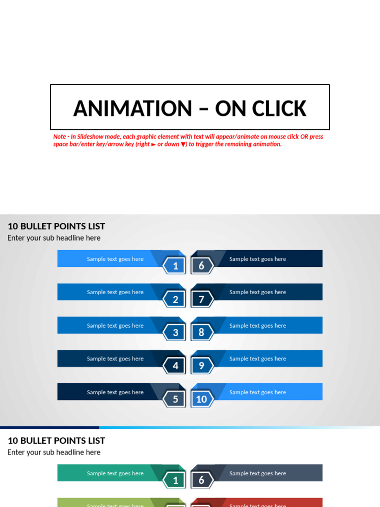 Animated Bullet Points in Presentations | PDF | Graphical User ...