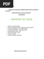Rapport de Stage Chez Un Fiduciaire | PDF | Sous-traitance | Comptabilité
