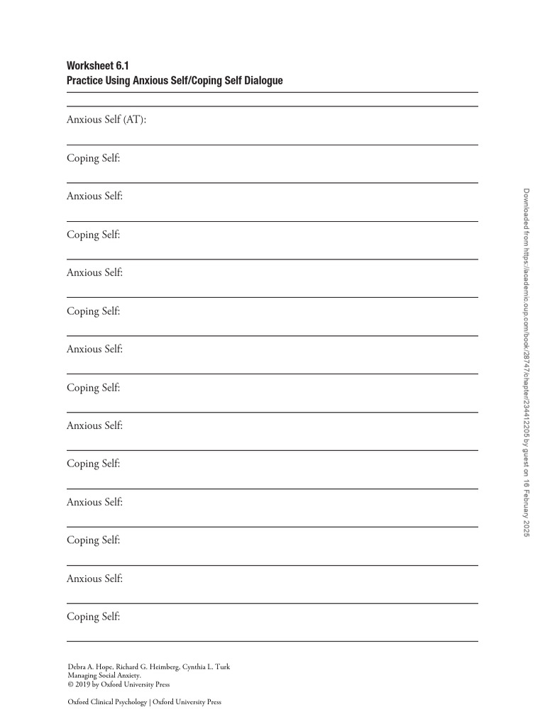 Coping Self | PDF