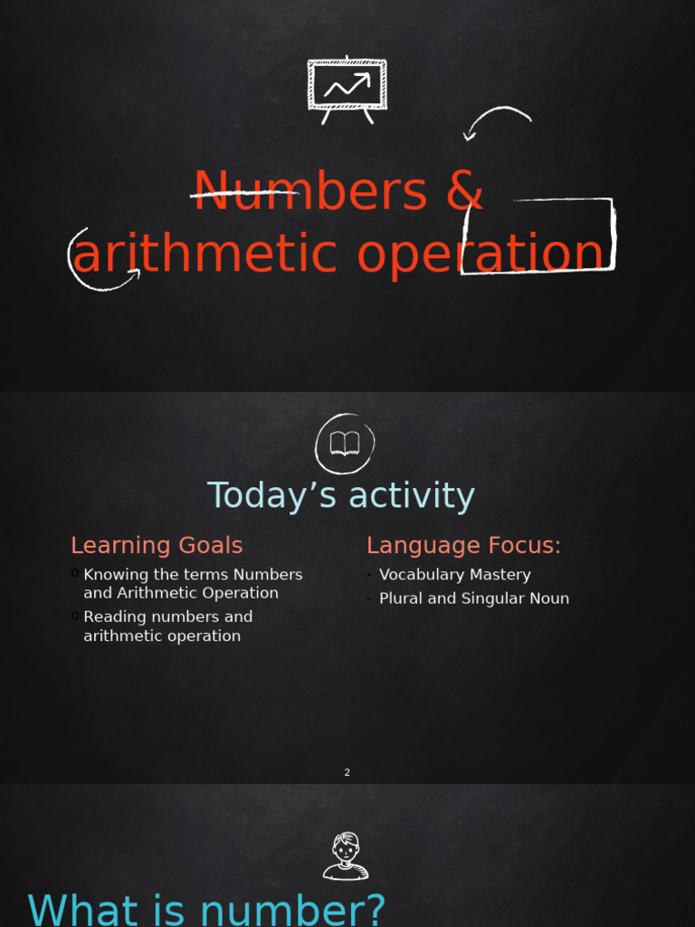 Numbers and Arithmatic Operation (Autosaved) | PDF | Arithmetic | Plural