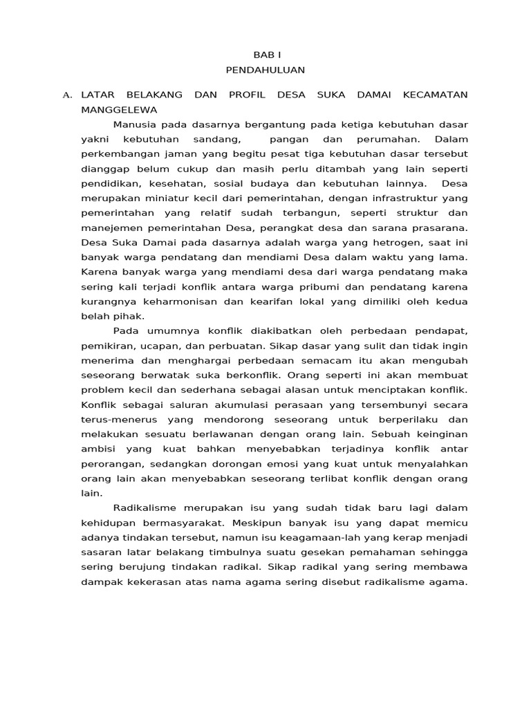 Proposal Gendang Belek Pade Girang Suka Damai | PDF