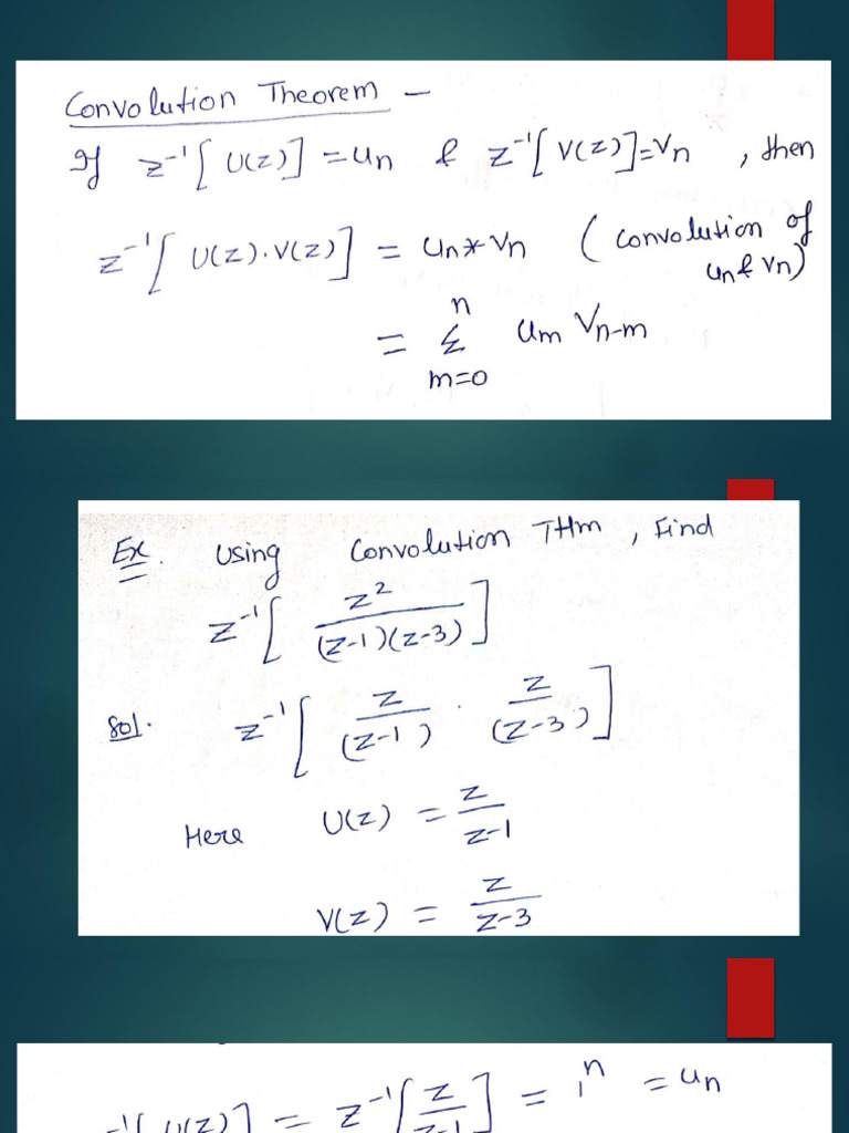 Convolution THM | PDF