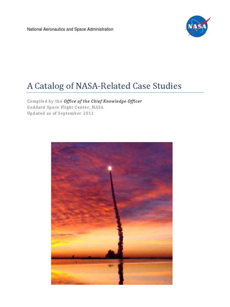 NASA Case Studies Catalog | PDF | Goddard Space Flight Center | Nasa