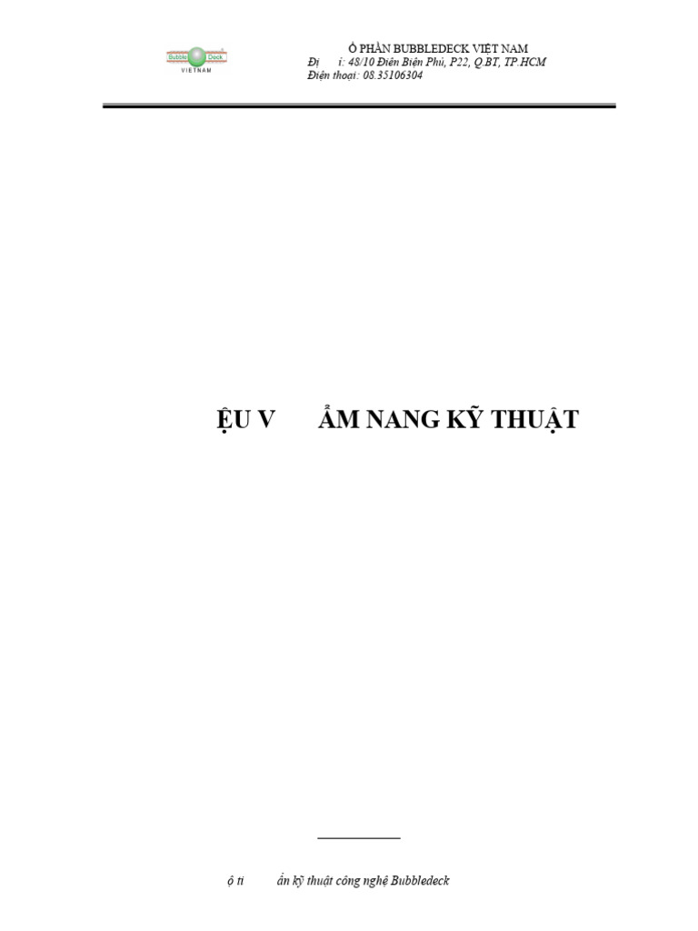 BD Tech Manual VN | PDF