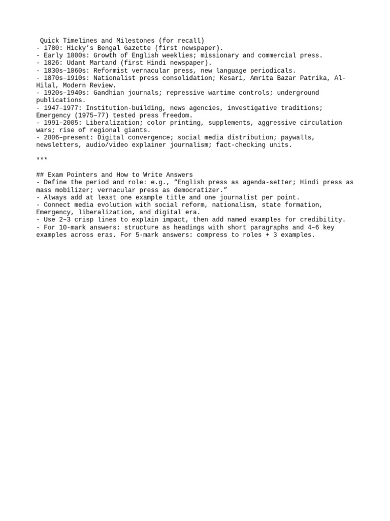 Quick Review Journalism | PDF