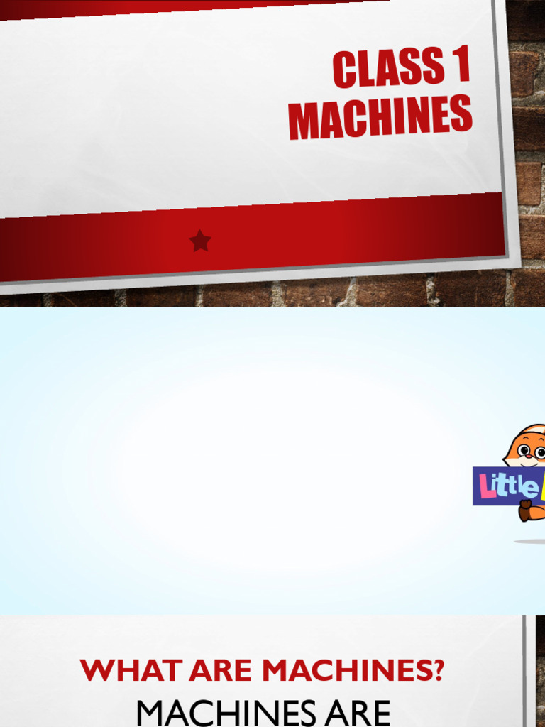 Introduction to Class 1 Machines | PDF