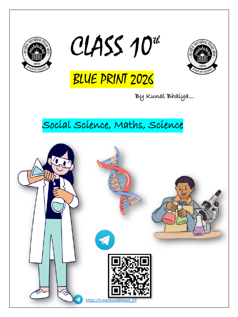 CBSE Class 10 & 12 Blueprint 2026 | PDF