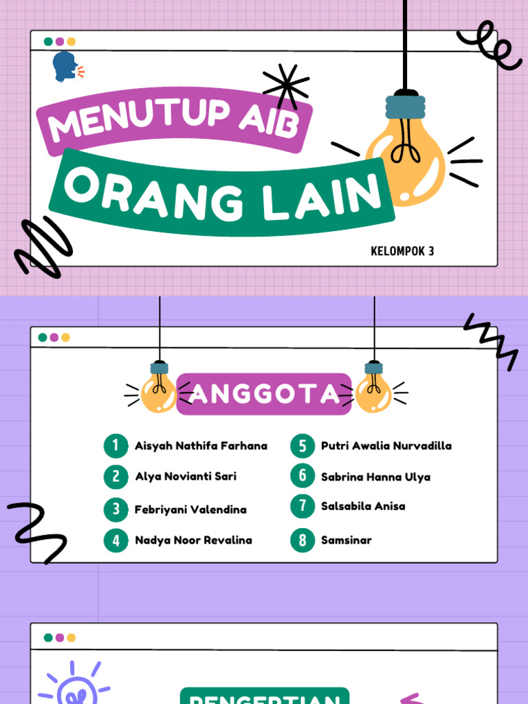 Hikmah Menutupi Aib dalam Islam | PDF